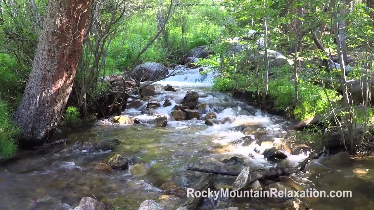 Relaxing Nature Sounds-Mountain Stream For Meditation-White Noise-Sleep ...