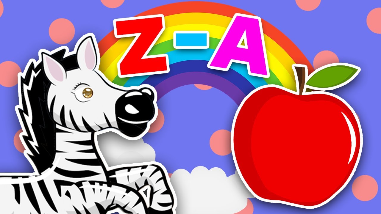 ABC Song - Z to A! | Learn the Alphabet BACKWARDS | Pocket Preschool ...