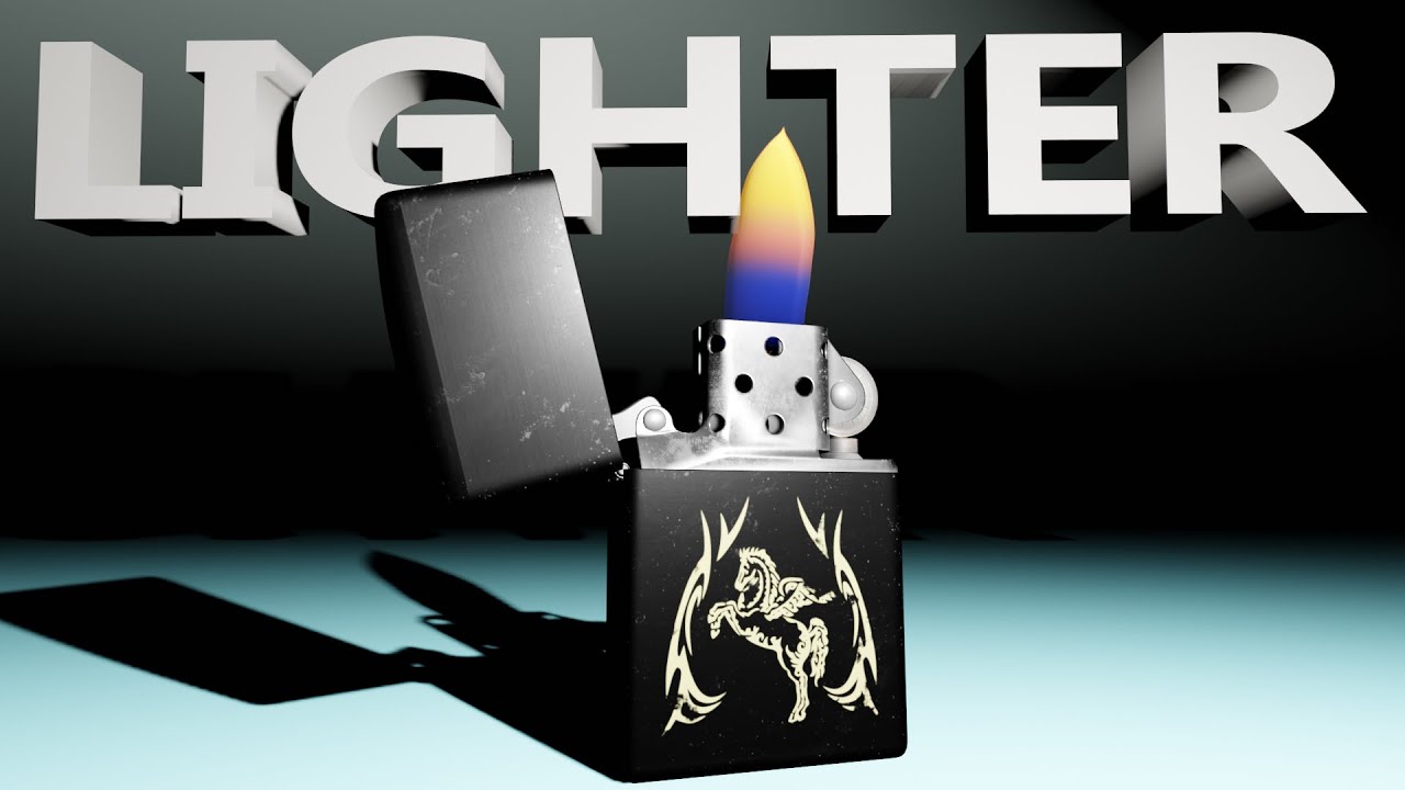 How a Lighter works? 3D Animation - YouTube