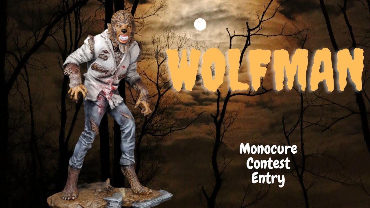 Wolfman 3D Resin Printed and Painted Statue / Contest Entry - YouTube
