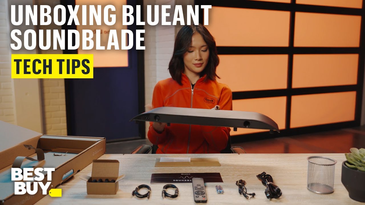 Unboxing the BlueAnt Soundblade – Tech Tips from Best Buy - YouTube