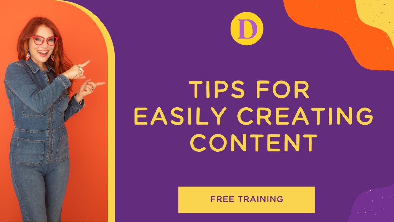 Tips For Easily Creating Content - YouTube