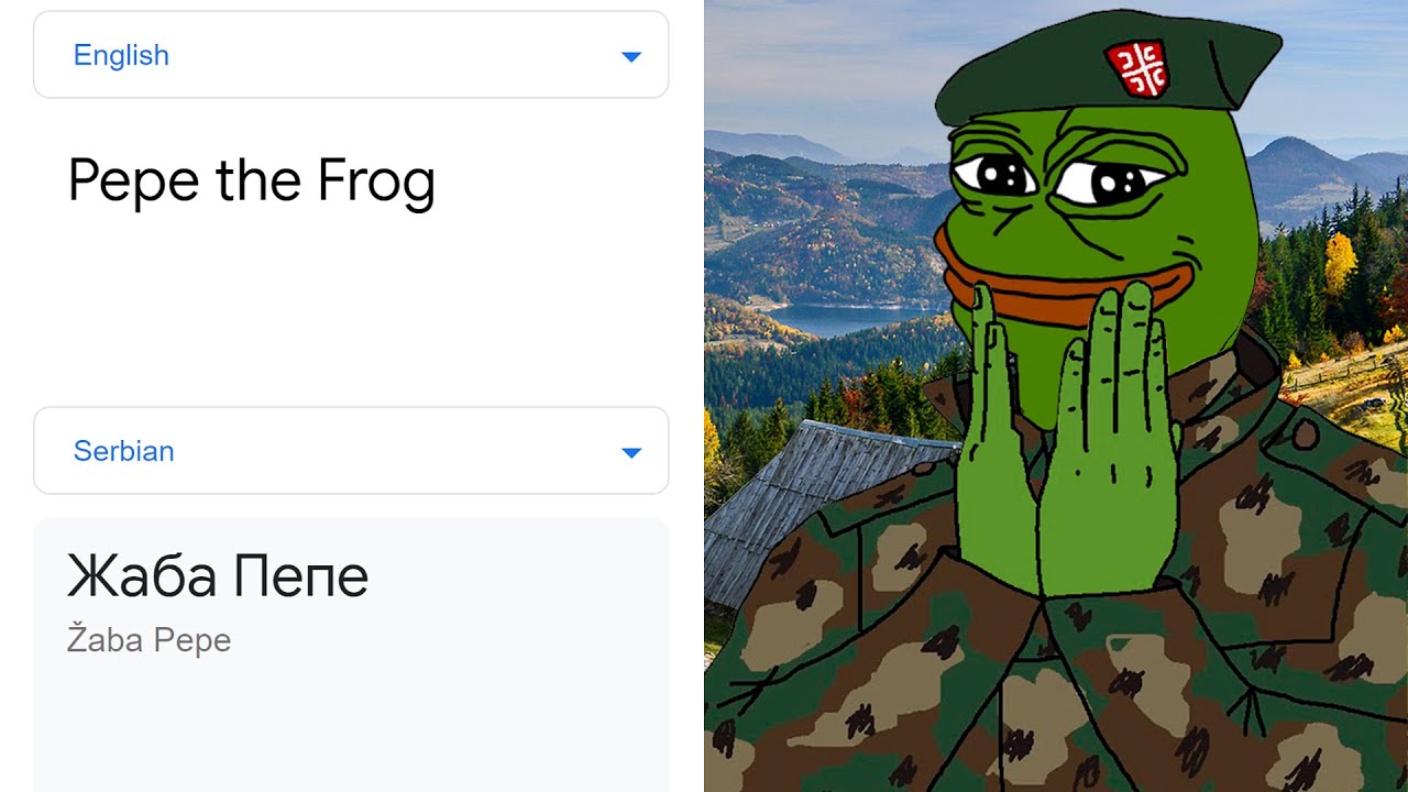 Pepe the Frog in different languages meme - YouTube