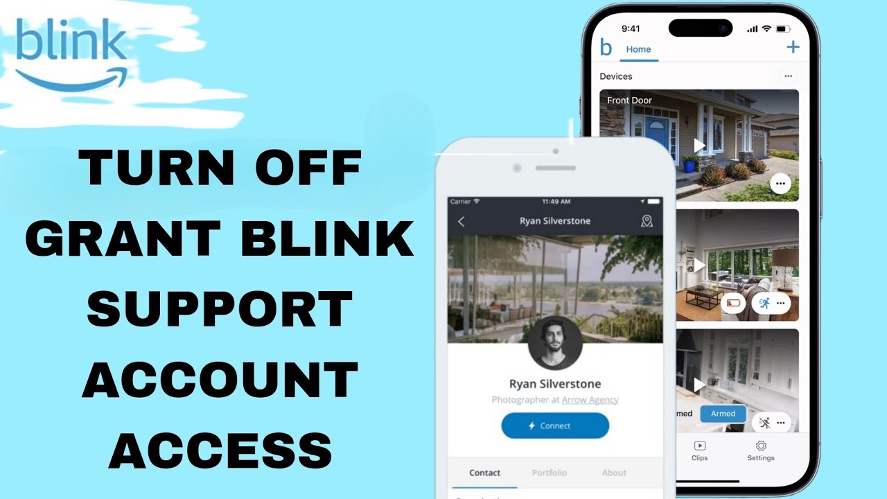How To Turn Off Grant Blink Support Account Access On Blink App - YouTube