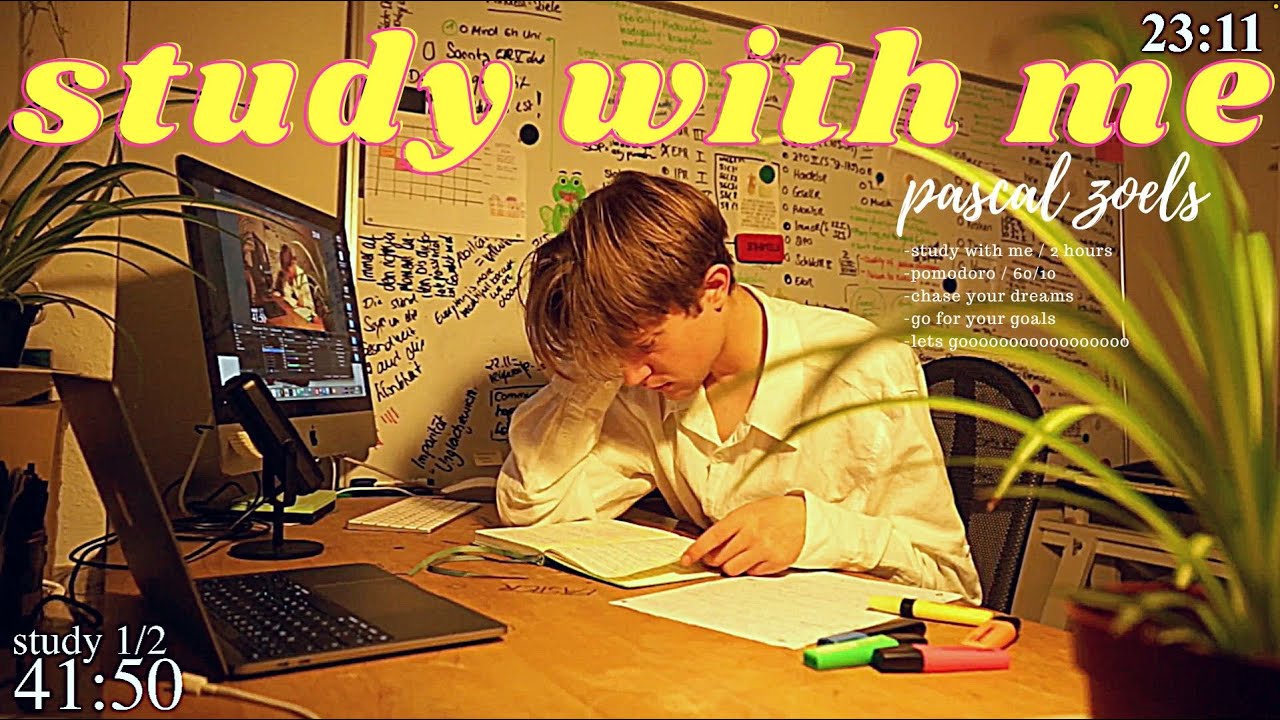 study with me live pomodoro / 02 hours - YouTube