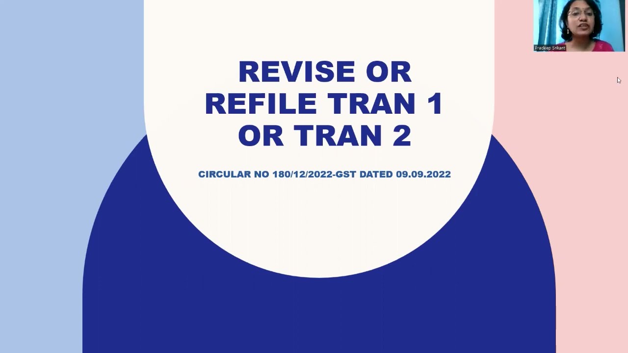 Revise or refile TRAN 1/TRAN 2 | CBIC guidelines |Supreme Court ...