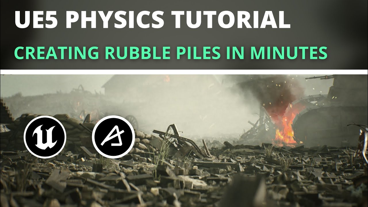 Create Realistic Scatter Using Merge Actors with Dash - YouTube