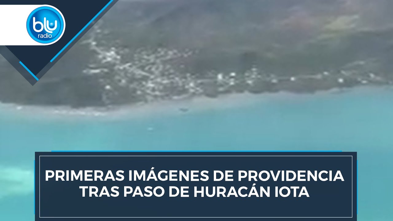 Primeras imágenes de Providencia tras paso de huracán Iota - YouTube