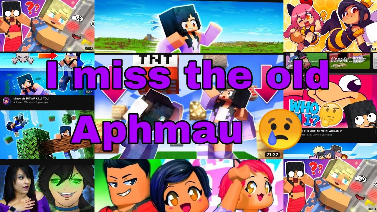 I want old Aphmau back. 😢 //aphmau's old videos\\{aphmau crew}•{watch ...