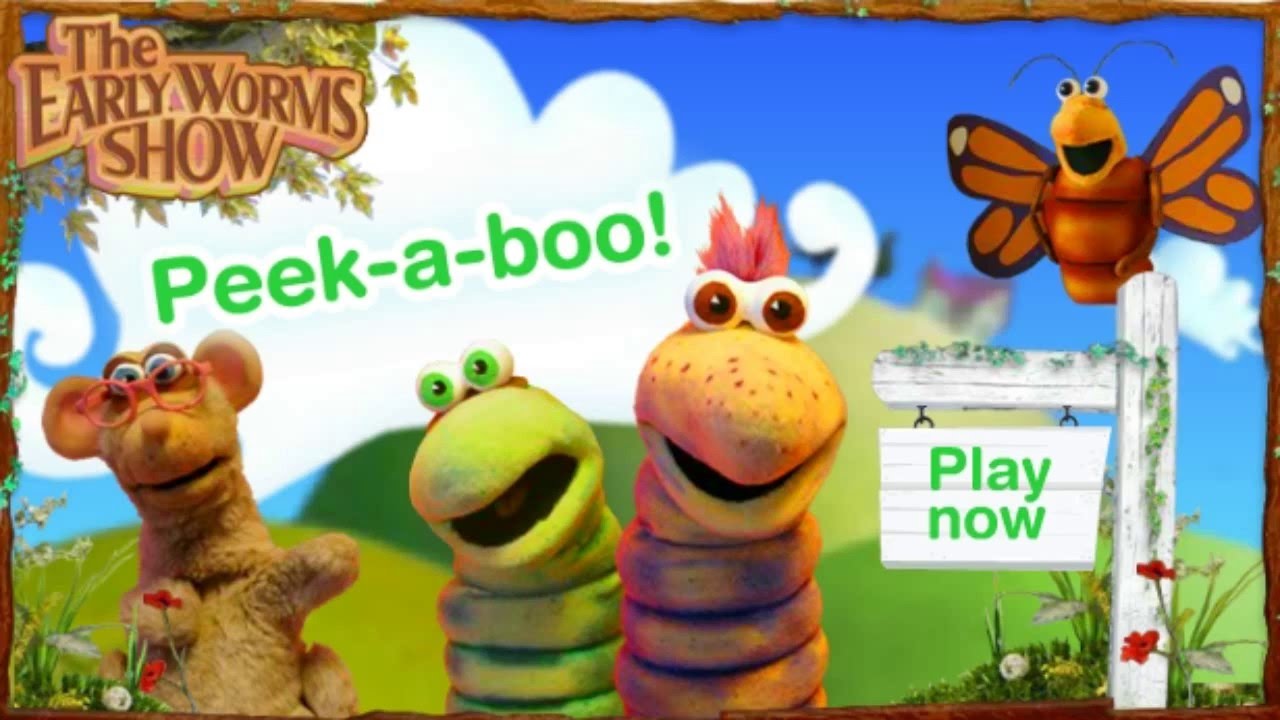 Early Worms Peek-a-boo Nick Jr. Kids Games - YouTube