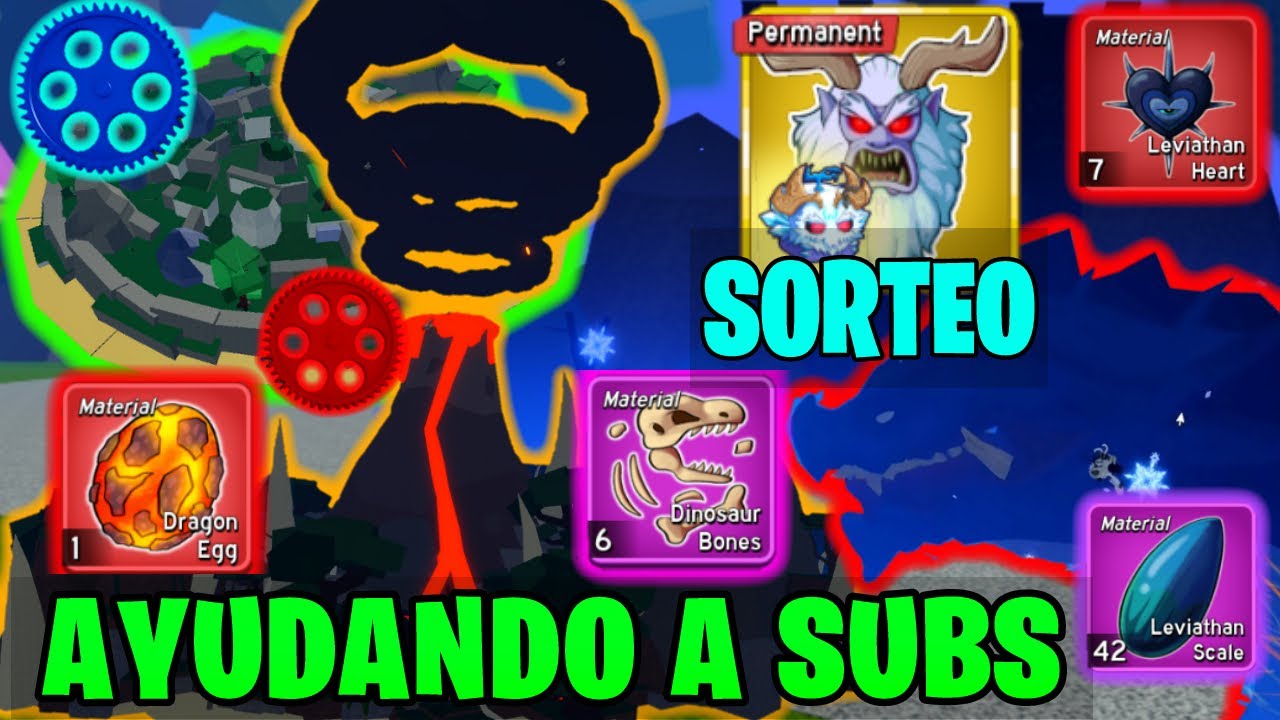 SORTEO DE 2 DRAGON PERMA + YETI PERMA + LEVIATHAN | BLOX FRUITS ...