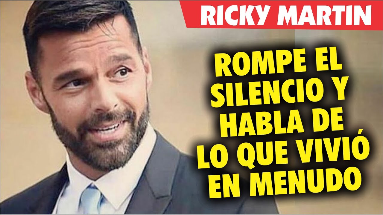 Ricky Martin HABLA de lo que VIVIÓ en Menudo - YouTube