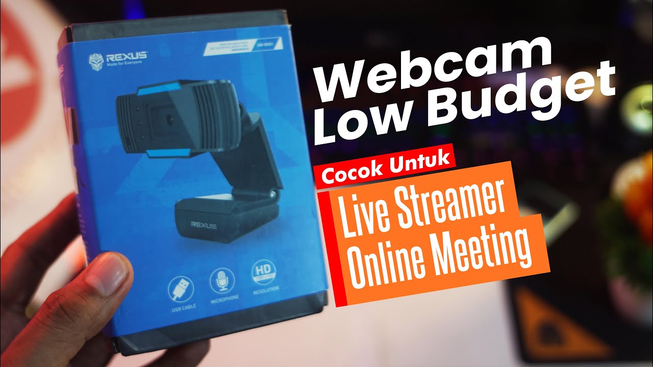 Webcam Gaming Murah Rexus SW-RX01 - YouTube