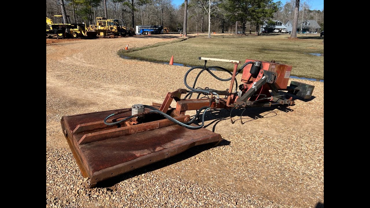 Bush Hog SM 160R Side Boom Rotary Mower SN547 Lot#387 - YouTube