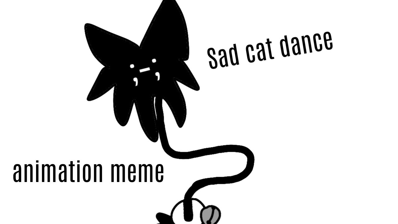 Sad Cat Dance // Animation meme - YouTube