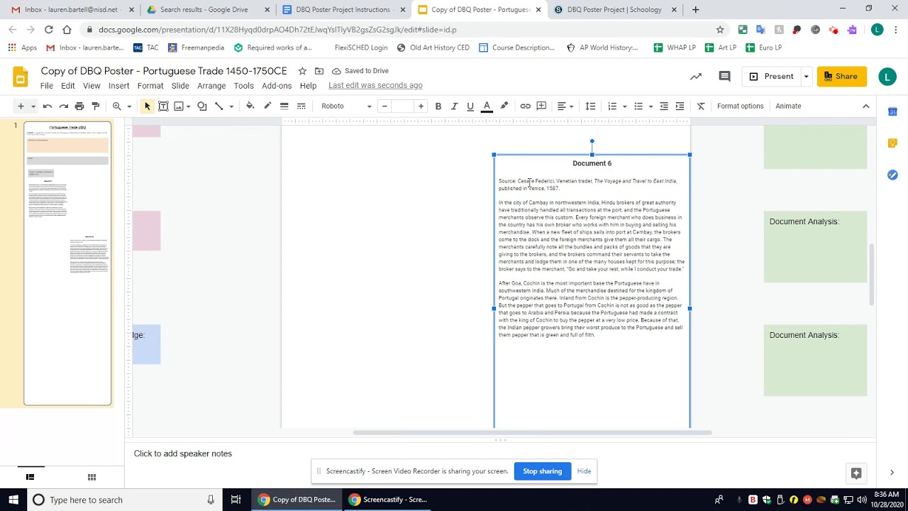 How to DBQ Poster Project - YouTube
