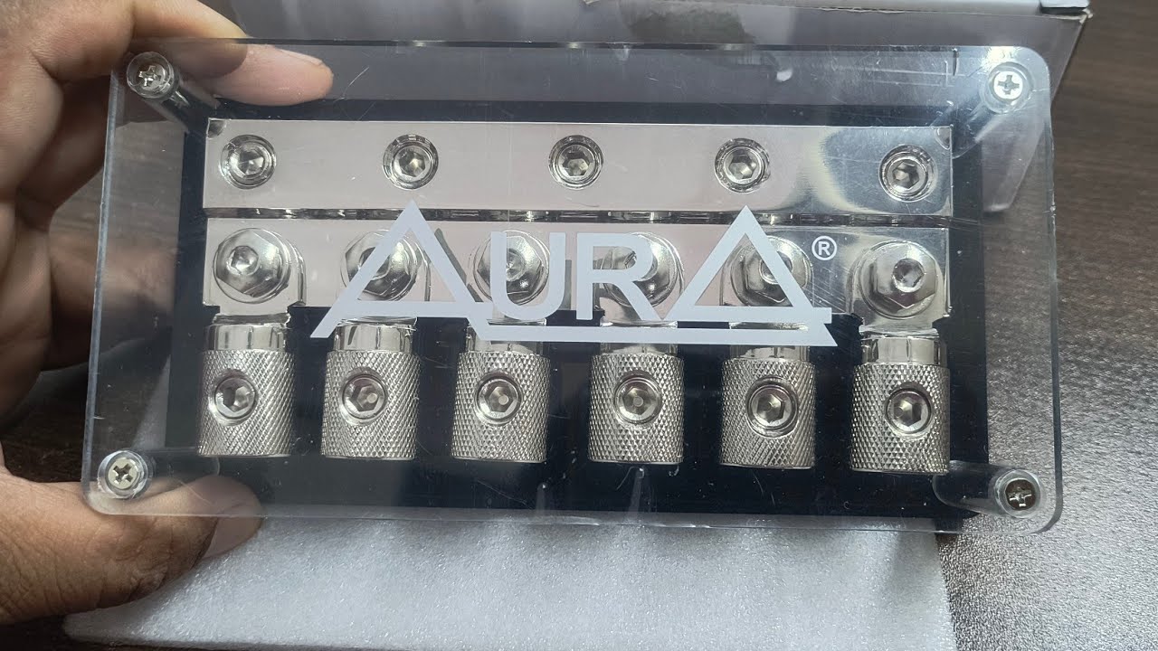 AURA FHL-001N 5 INPUT 6 OUTPUT DISTRIBUTION BLOCK - YouTube