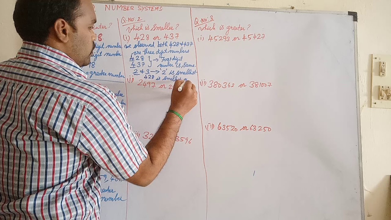 ICSE 6th Standard MATHS NUMBER SYSTEMS EXERCISE 1 A Q No icse-6th-standard-maths-number-systems-exercise-1-a-q-no