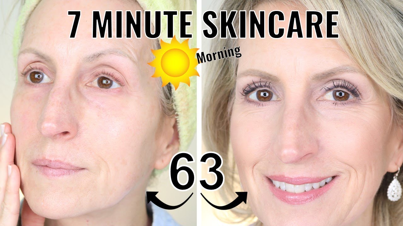 MY 7-MINUTE MORNING SKINCARE ROUTINE AT AGE 63! (Why does this work ...