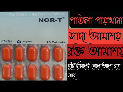 Nore-T Tablet | Norfloxacin andTinidazole Tablet Uses inBengali 2022 ...