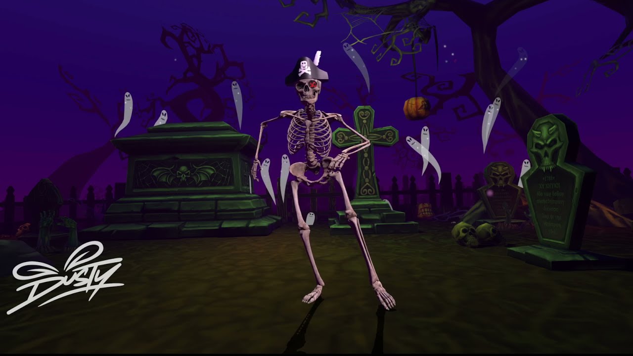 Spooky Scary Skeletons Dance | Virtual Reality Dancer | VRChat | By ...