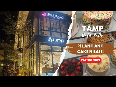 [4KHD] ₱1 Piso lang ang cake nila ! | Tamp Café & Co. | Cebu City - YouTube