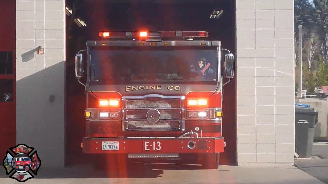 Contra Costa County Fire Protection Dist. Engine 13 Responding - YouTube