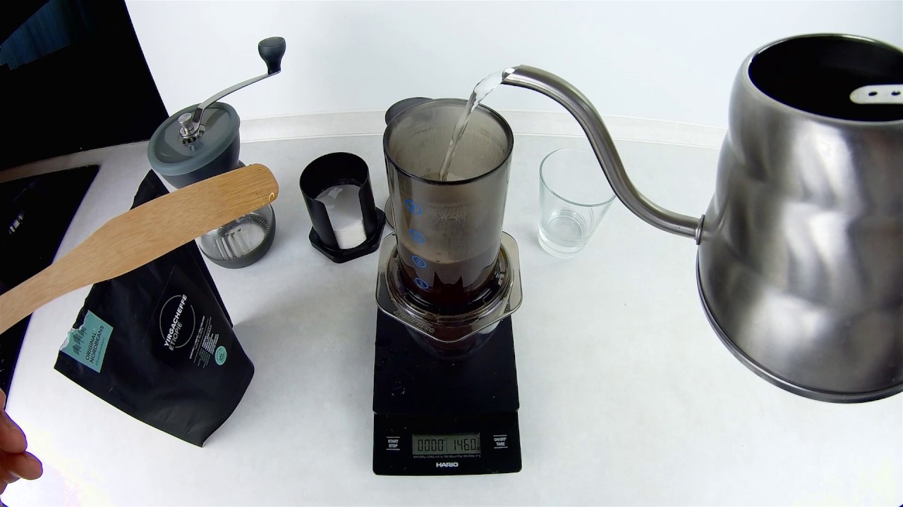Aeropress classic method - YouTube