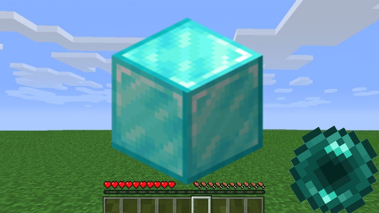 what's inside the diamond block - YouTube