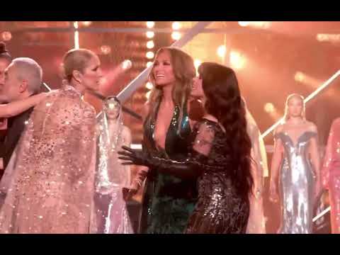 Camila Cabello junto a Celine Dion y Jennifer Lopez en el desfile  'The 1001 Seasons of Elie Saab
