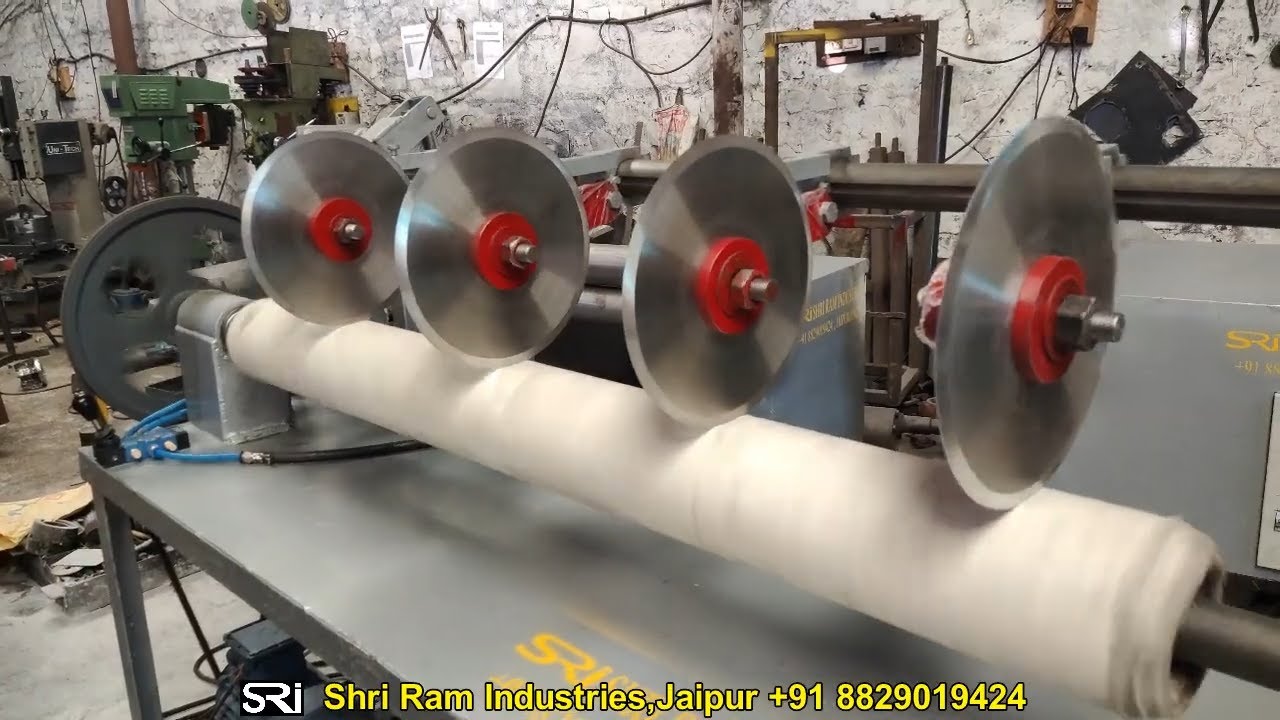 Canvas Roll Cutting Machine, Cloth Roll Cutter Machine, fabric cutter ...