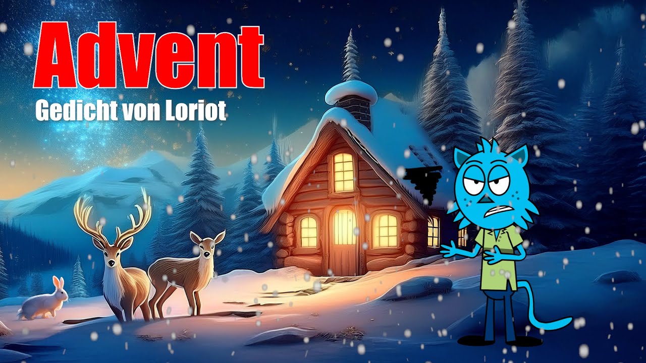 "Advent" gesungenes Gedicht von Loriot #cartoon#dichter#lyrik# ...
