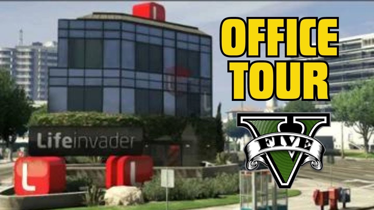 Life invader Office Tour - GTA 5 - YouTube