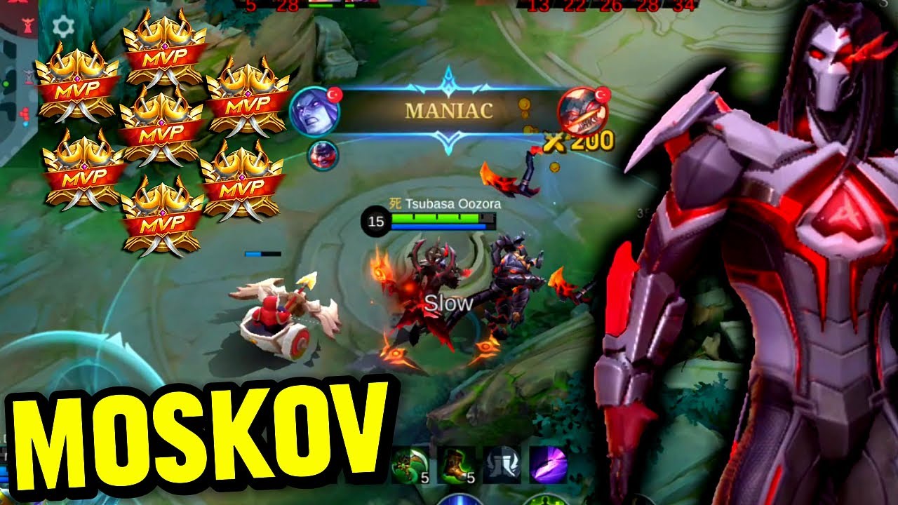 Moskov 2024 Gameplay Best Build MOBILE LEGENDS - YouTube