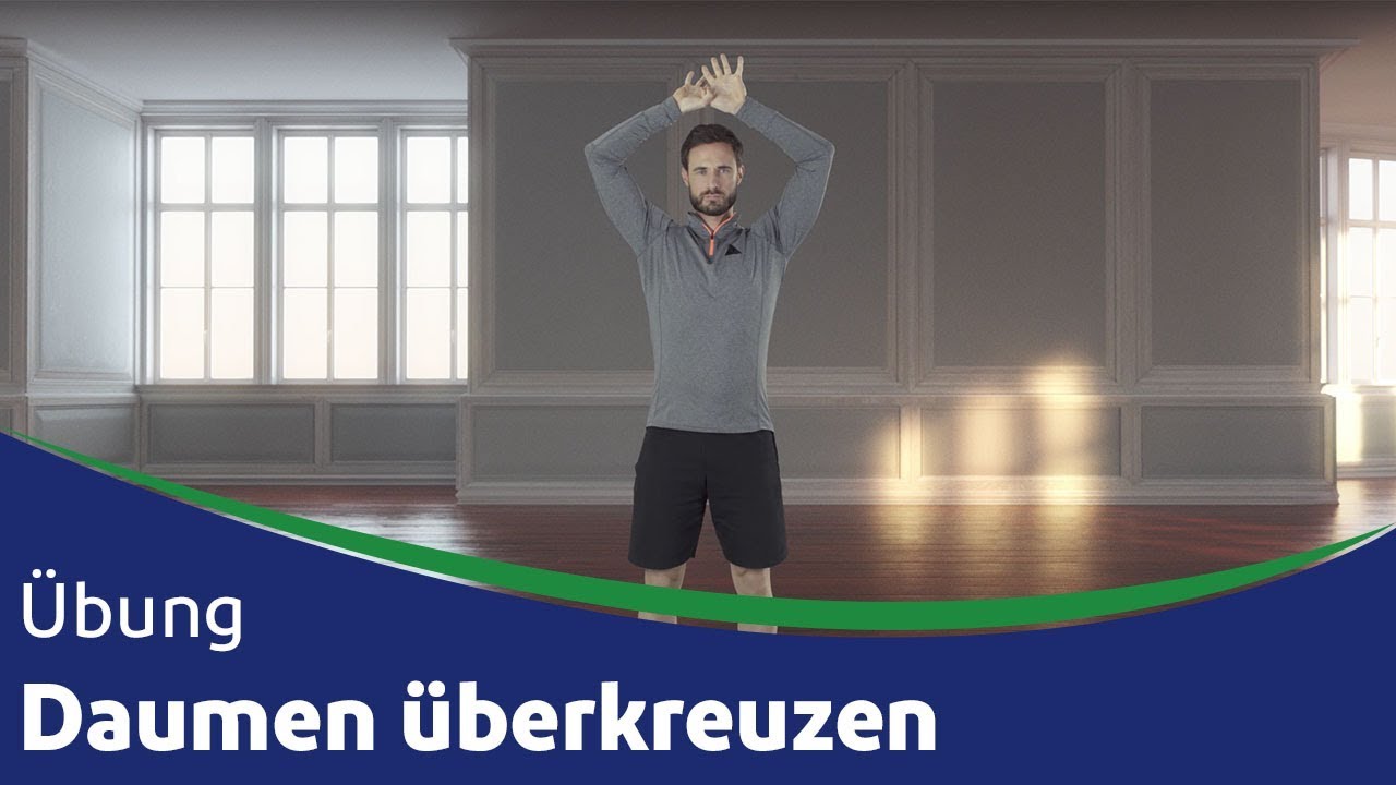 Daumen überkreuzen - Übung - YouTube