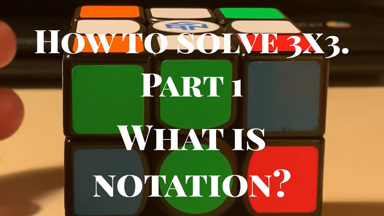 How to solve 3x3. What is notation? - YouTube