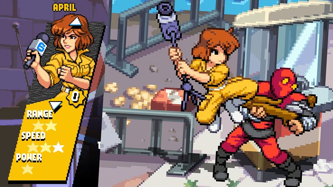 TMNT: Shredder's Revenge FULL GAME for April O'Neil - YouTube
