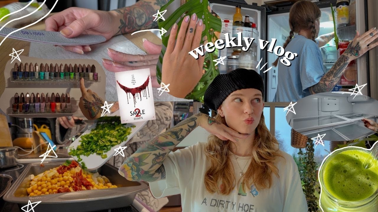my nail routine, fridge deep clean, go-to quick healthy meal, & mini ...