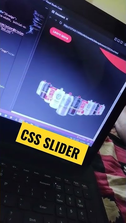SLIDING WEBSITE USING HTML AND CSS - YouTube