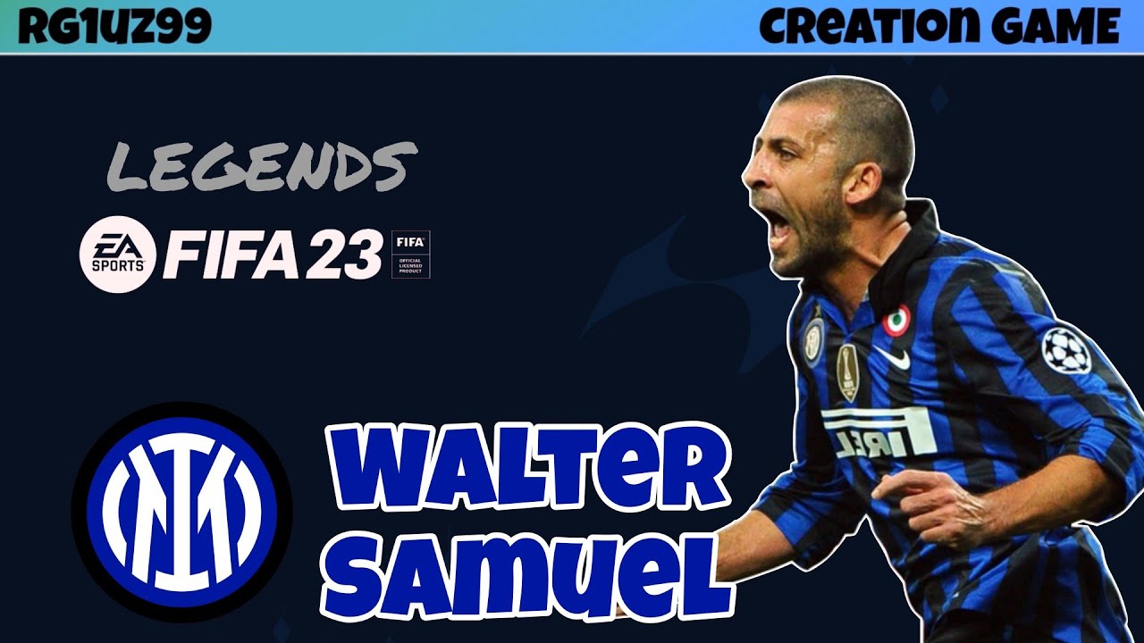 FIFA 23 | HOW TO CREATE WALTER SAMUEL ON FIFA 23 | ITA_PS5 - YouTube