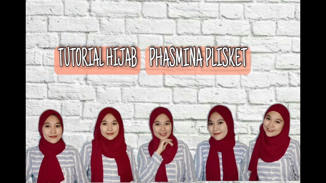 TUTORIAL HIJAB PASHMINA PLISKET by Maya Puspita - YouTube