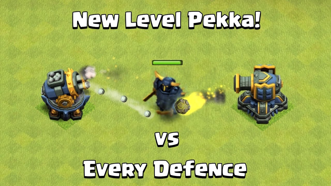 Max Pekka Vs Every Max Defense | Clash of Clans - YouTube