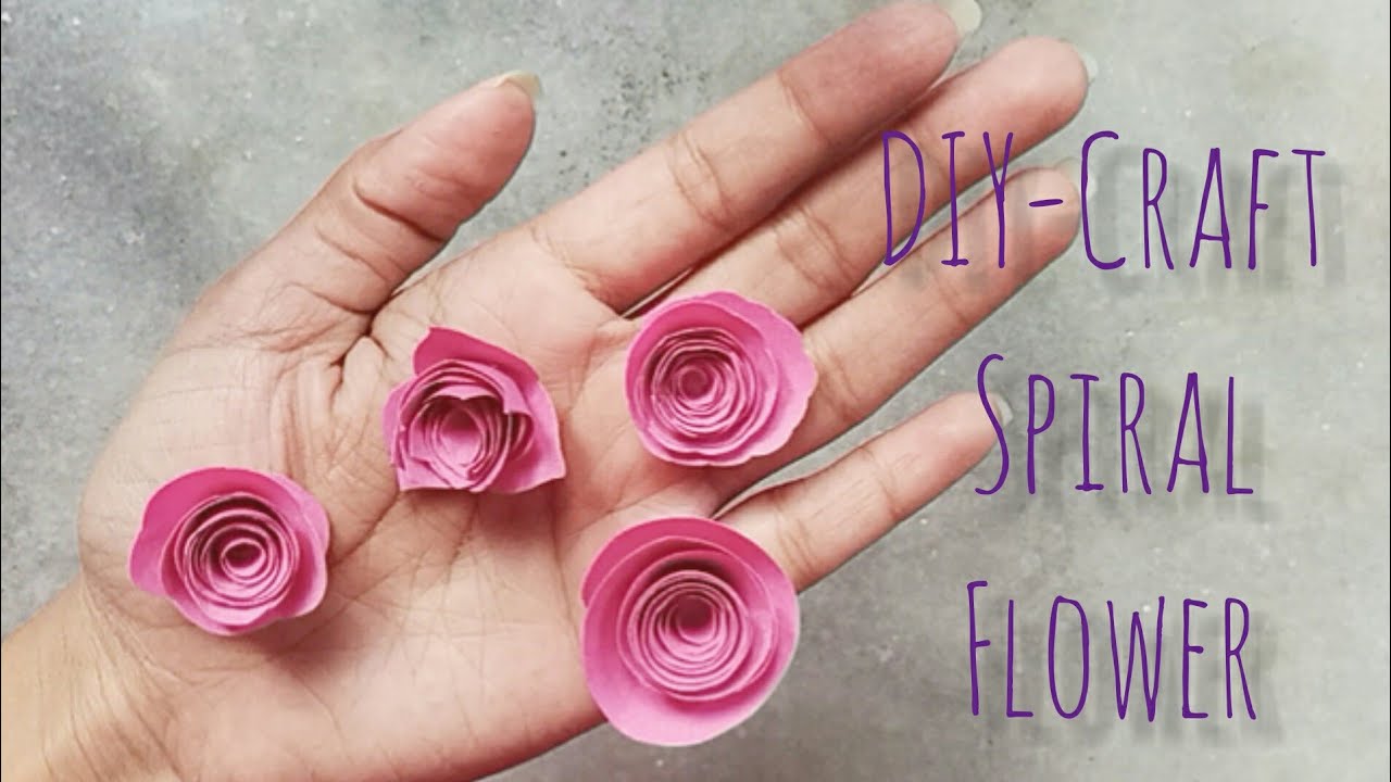 How to Make Paper Rose/4 Easy Different Pattern Paper Flowers ||DIY ...