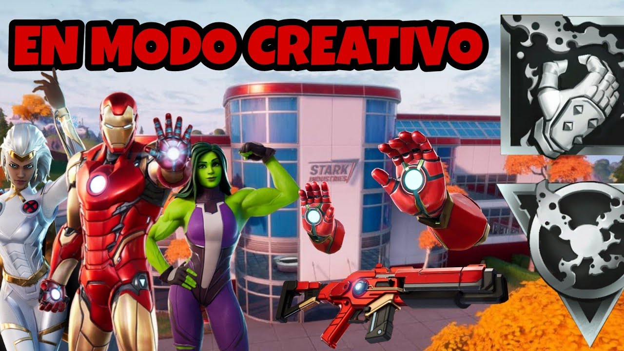Regresa Industrias Stark a MODO CREATIVO | Recreación | Fortnite mapa ...