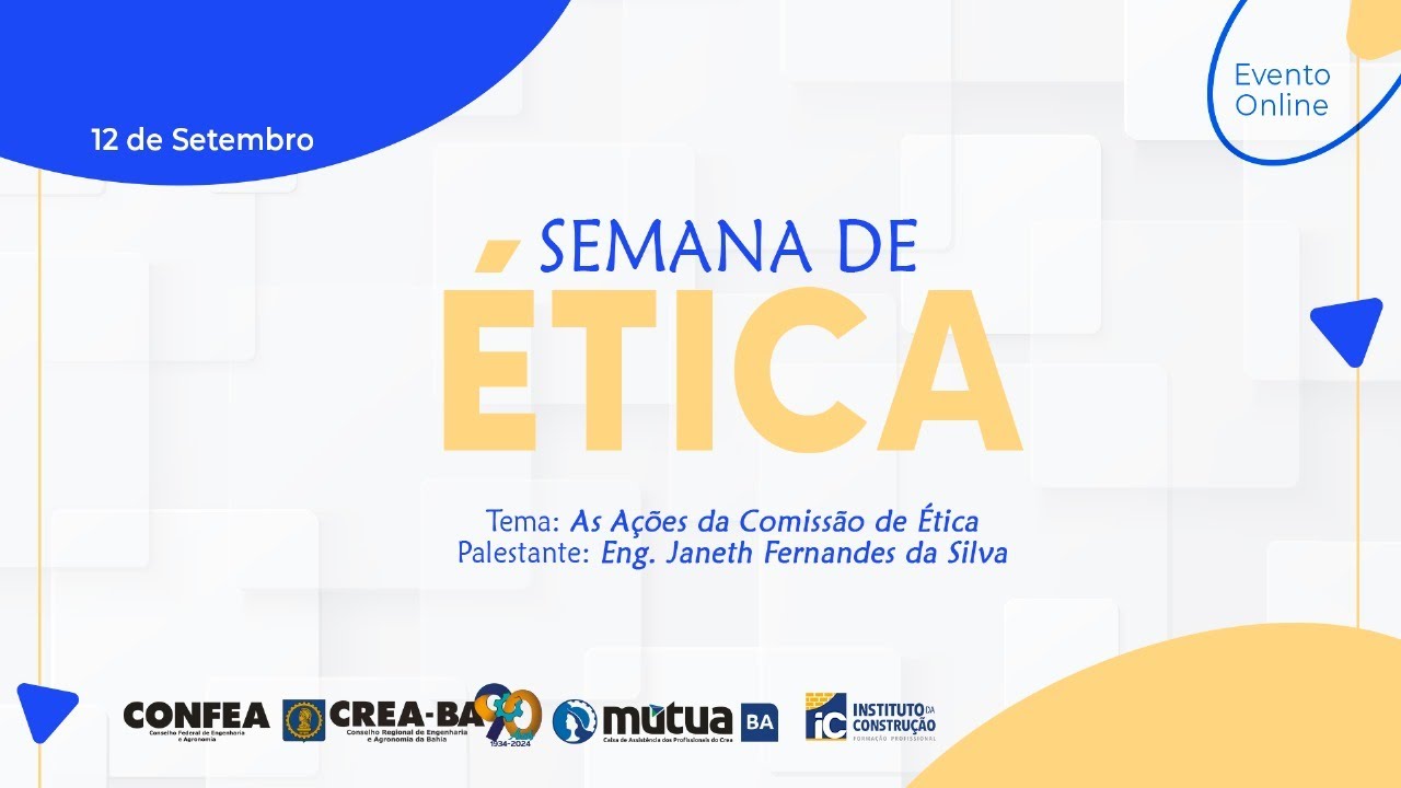 Semana de Ética: As Ações da Comissão de Ética - YouTube