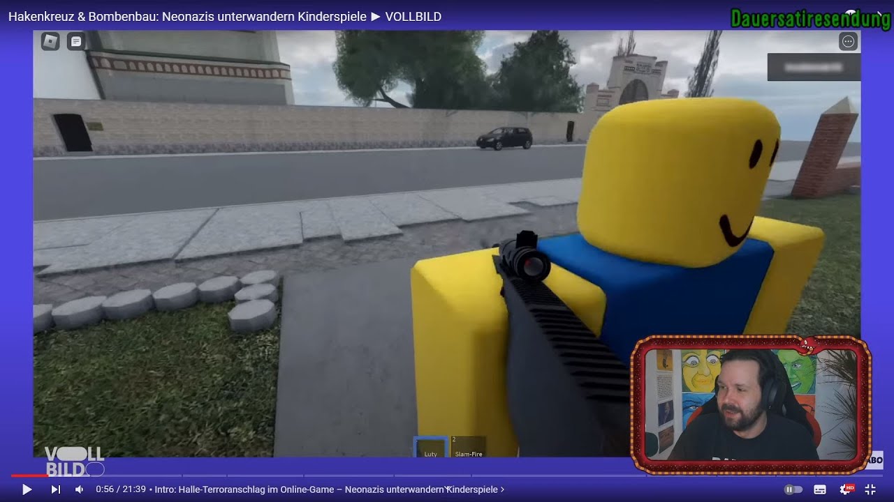 Killerspiel-Doku vom SWR über Roblox-Hitler - YouTube