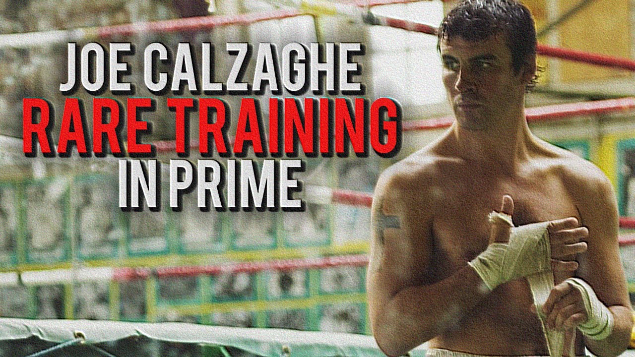 Joe Calzaghe RARE Training In Prime - YouTube
