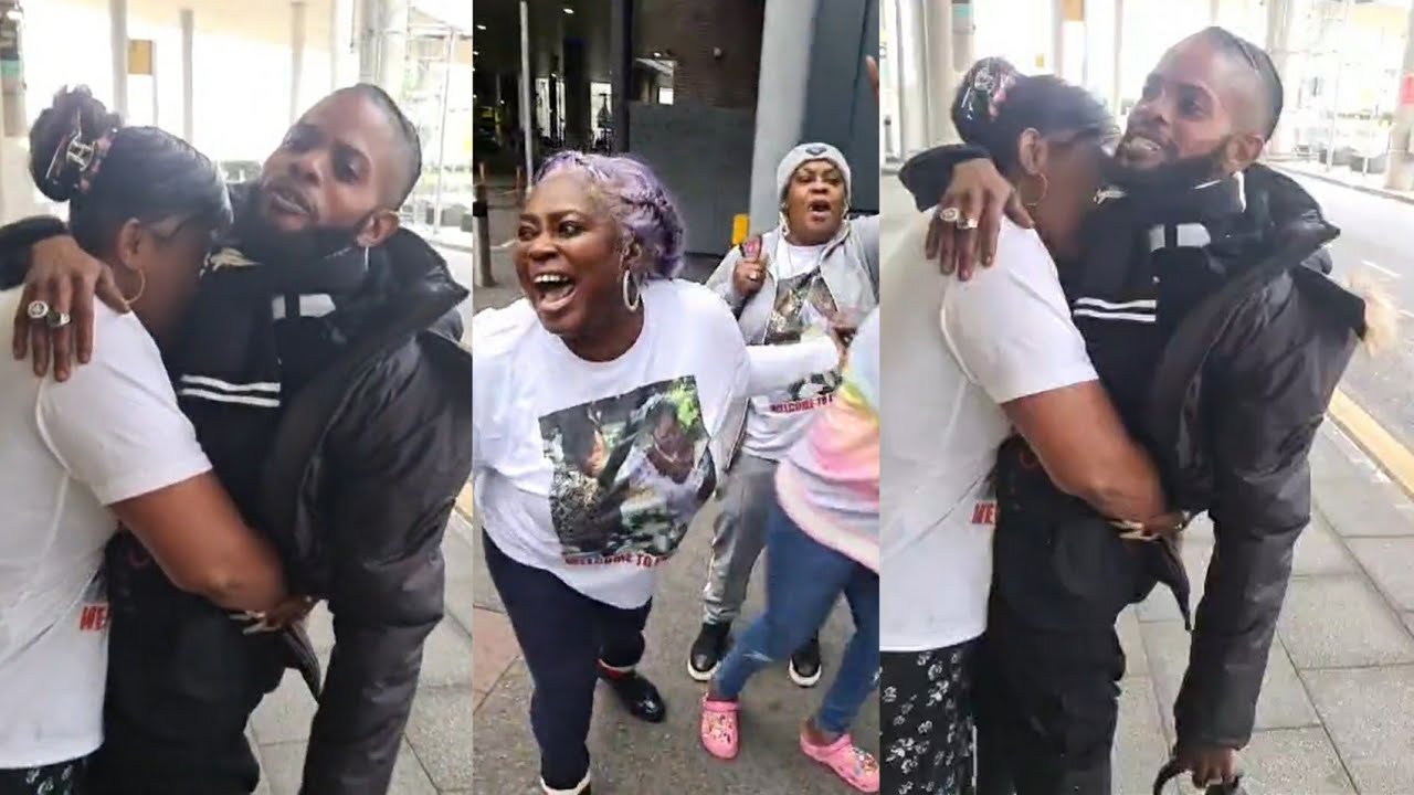 Queenie Ladi Gangsta Husband Dewey ARRIVES In England - YouTube