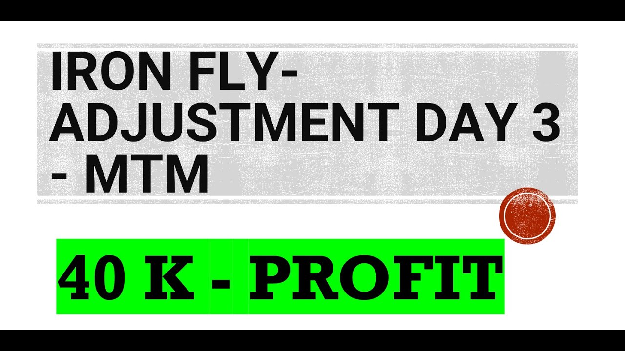 Iron fly-Adjustment day 3 - 40k MTM Profit #Nifty #banknifty # ...
