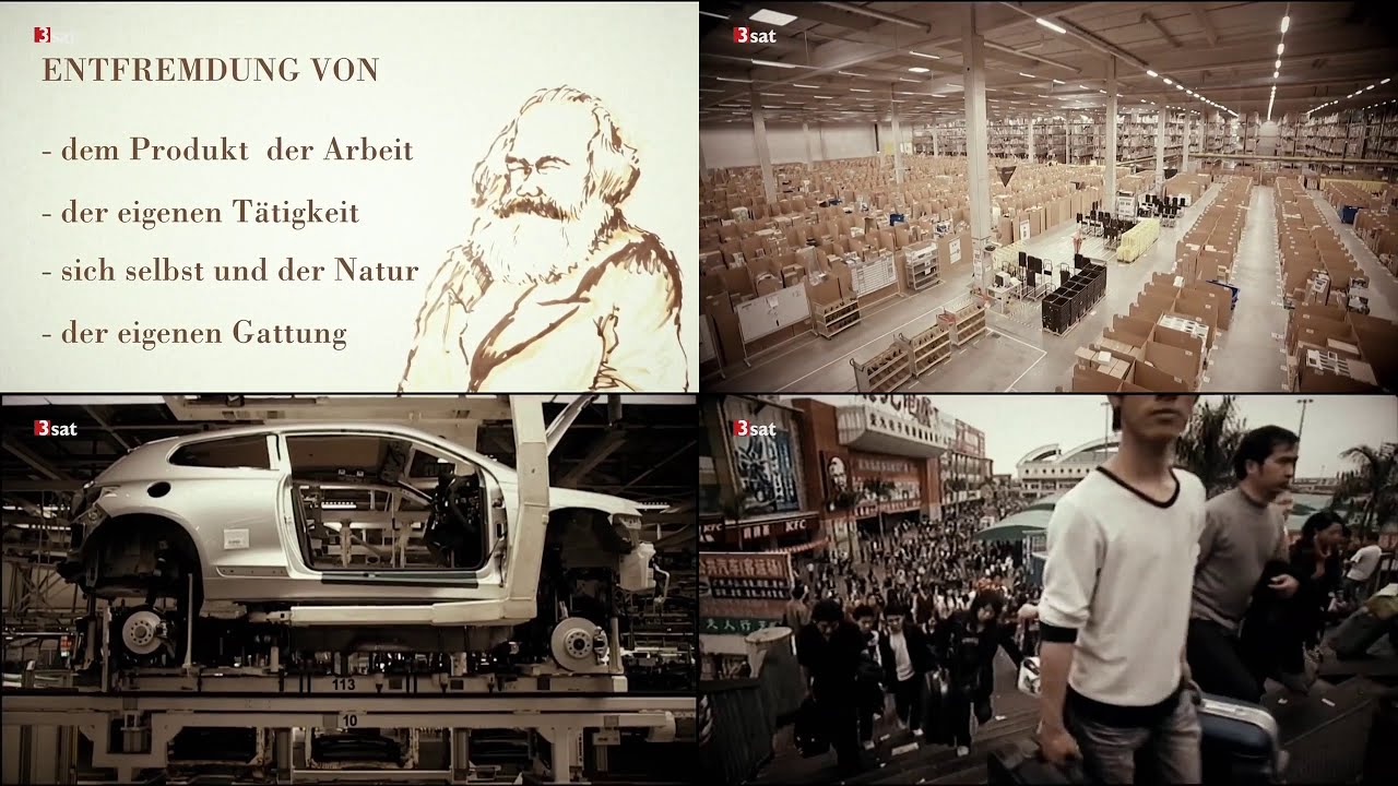 Entfremdung von der Arbeit und sich selbst - YouTube